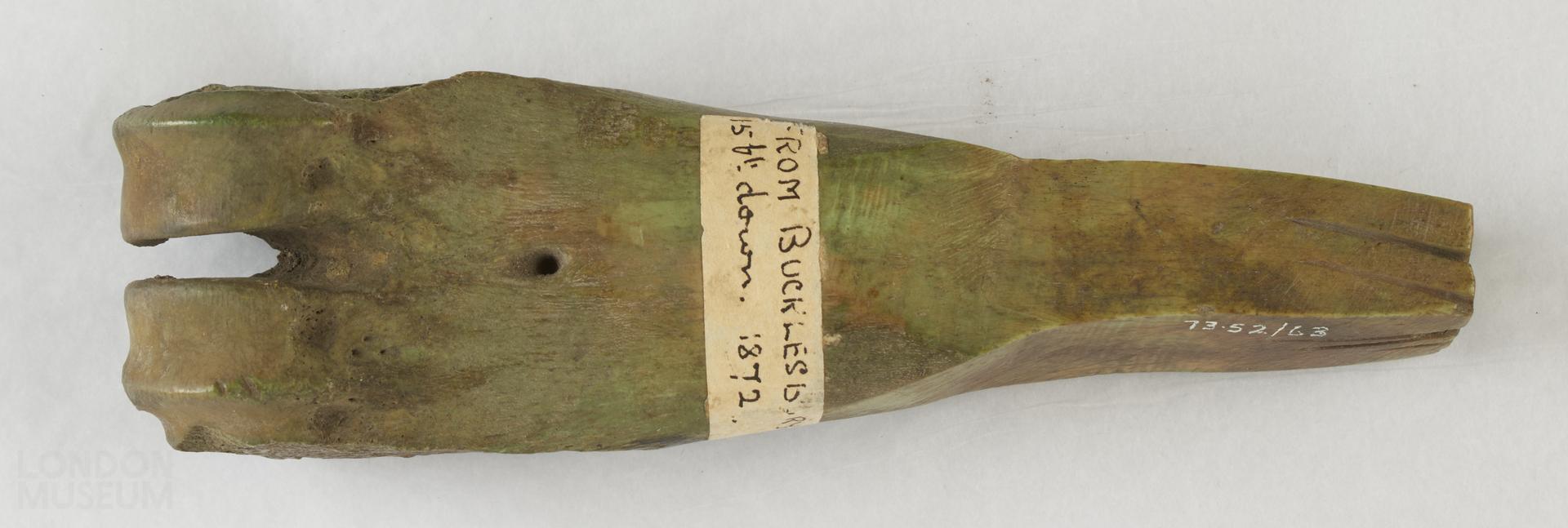 Bone, pinner's bone | London Museum