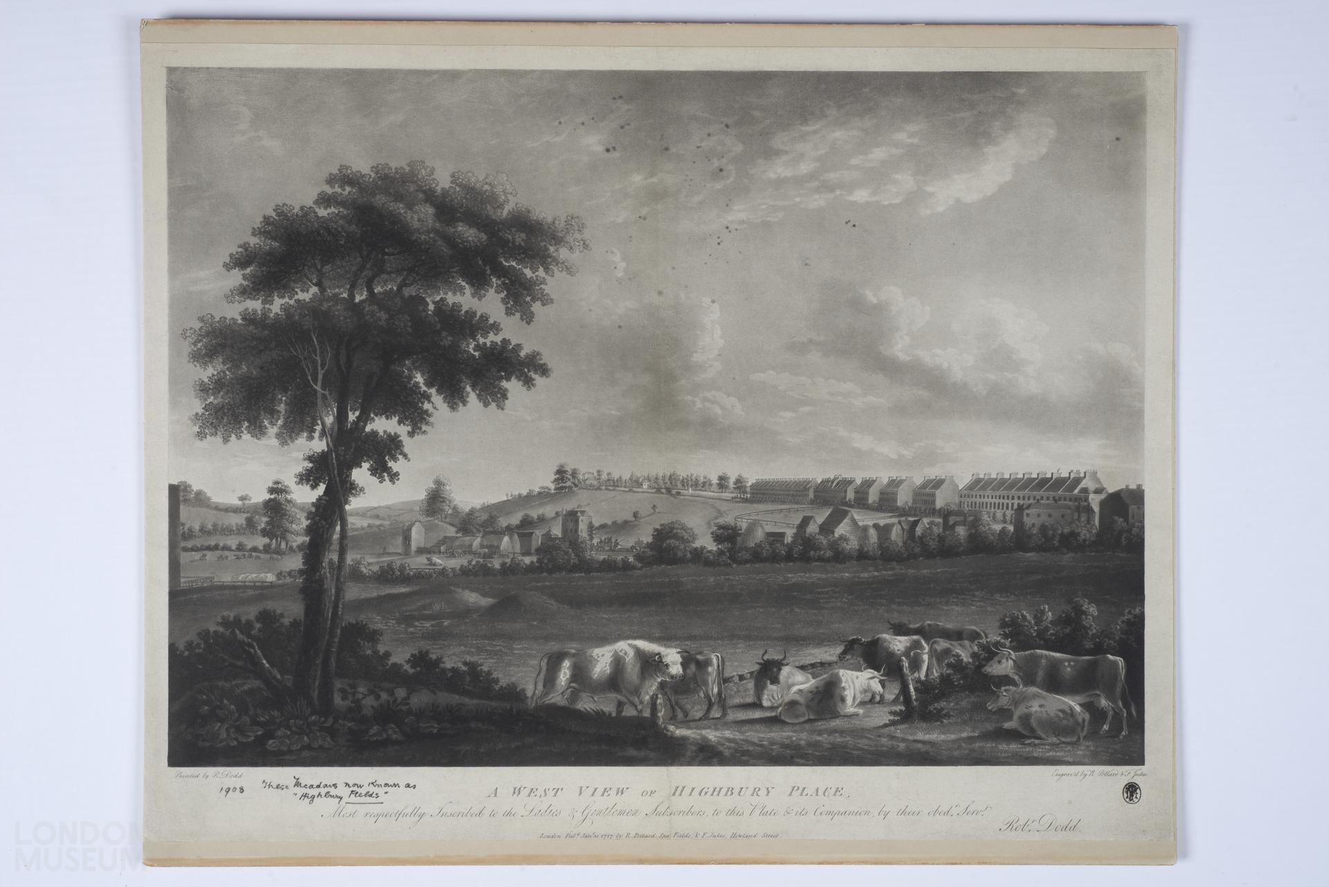 A West View of Highbury Place | London Museum