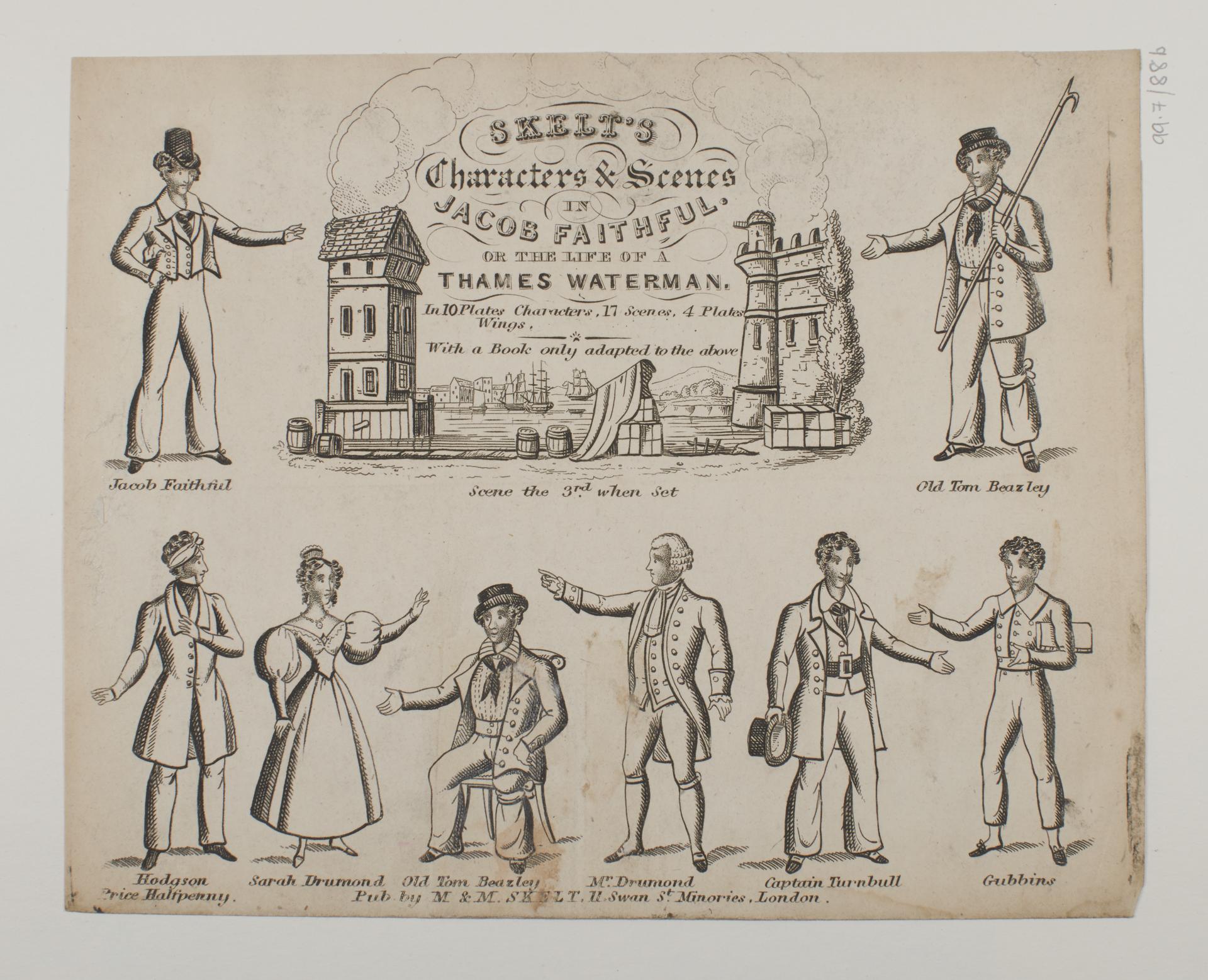 Skelt's Characters & Scenes in Jacob Faithful or the Life of a Thames ...