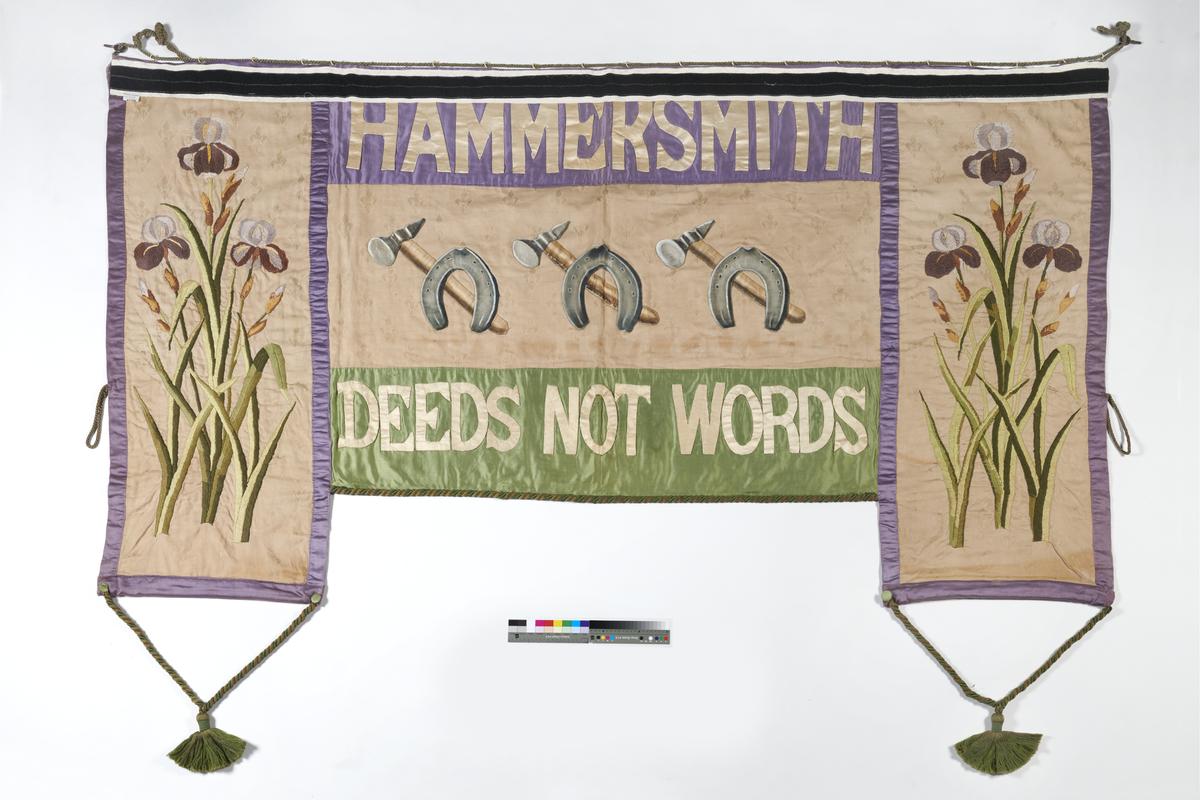 Banner, suffrage banner | London Museum