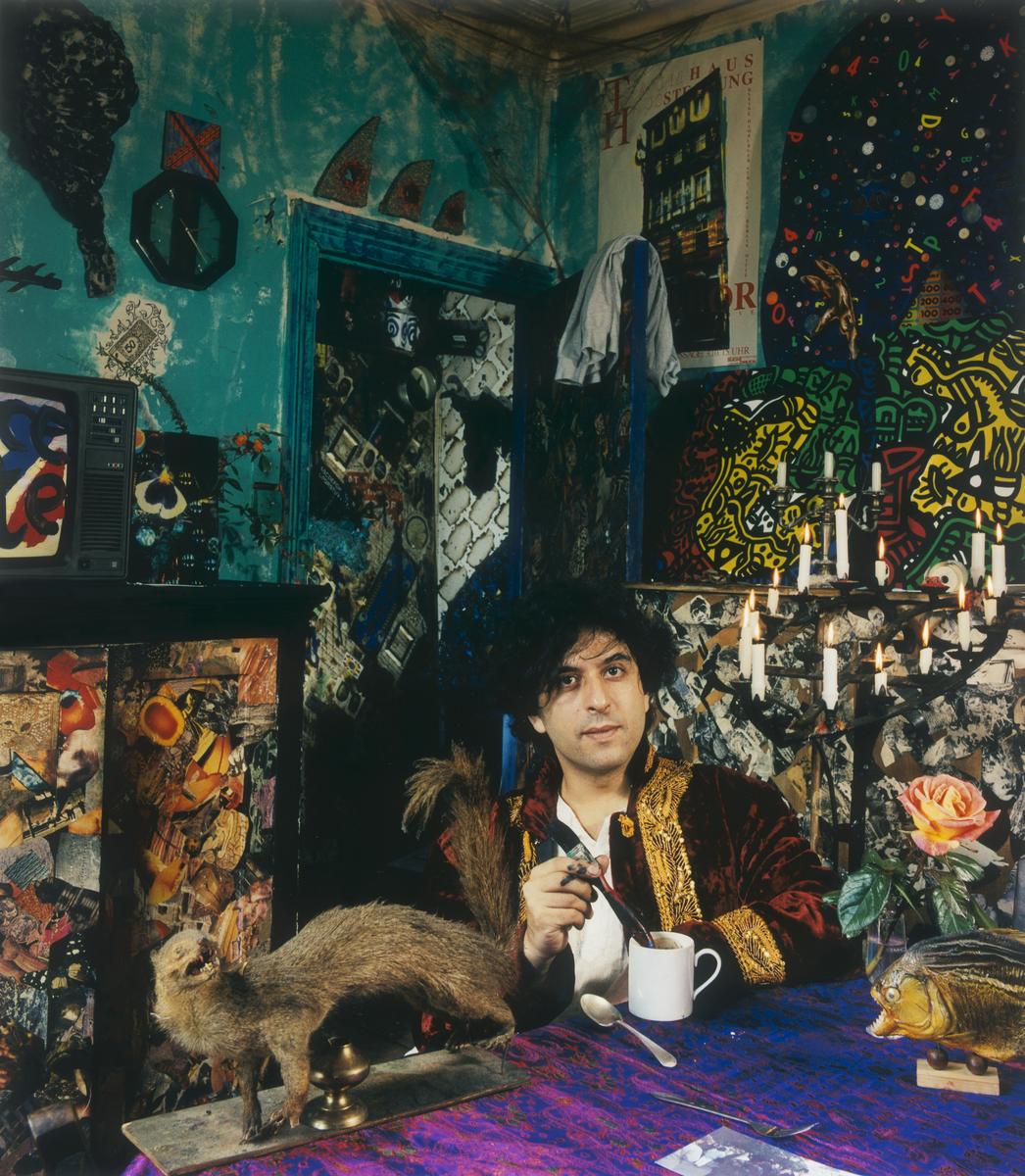 Lenny Lee in the highly decorated kitchen of his house in Hackney ...