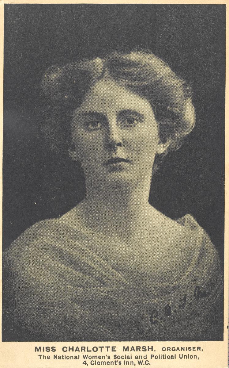 Miss Charlotte Marsh. Organiser | London Museum