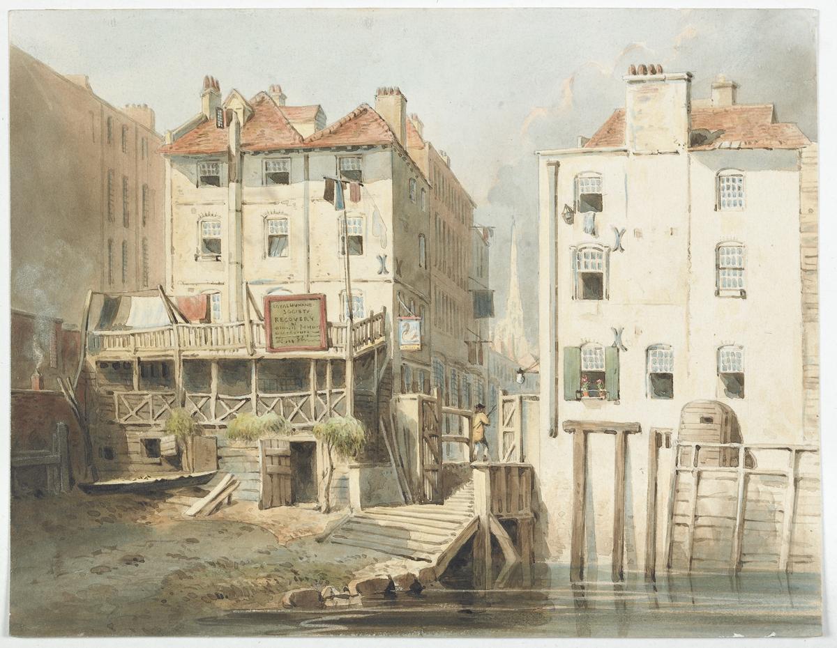 Hungerford Market as it appeared in the year 1830, south aspect, next ...