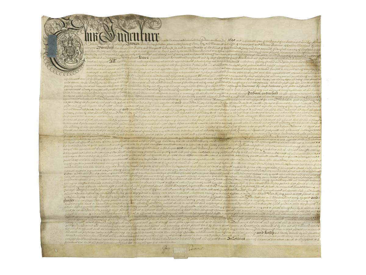 Deed, release | London Museum