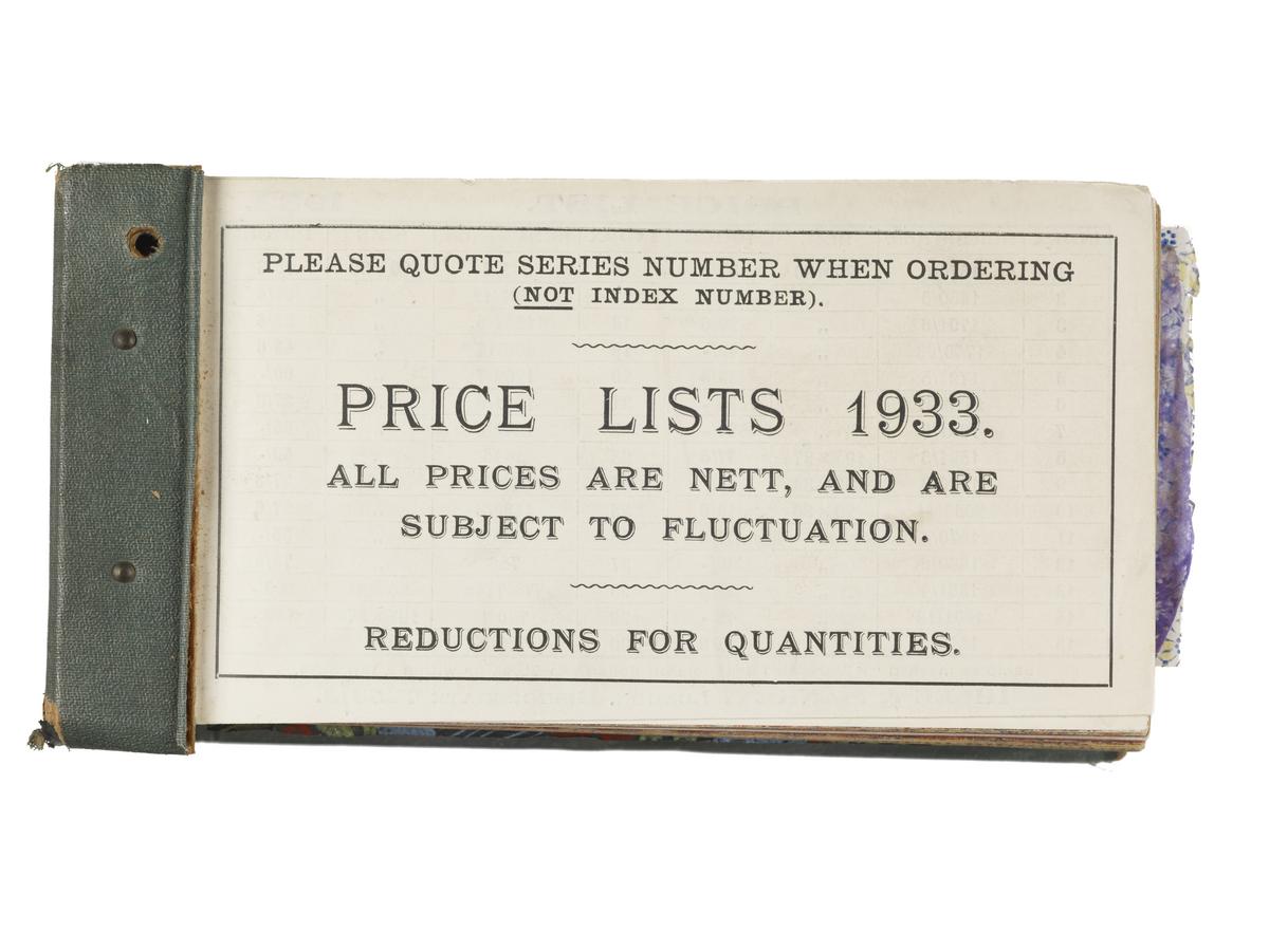 Sample, fancy paper sample book | London Museum