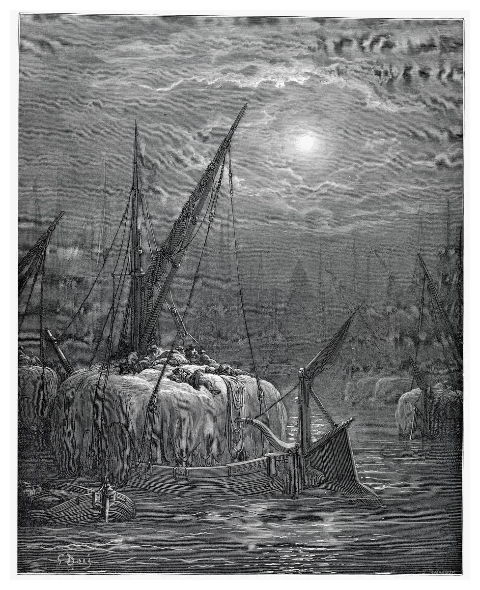 Hay boats on the Thames | London Museum