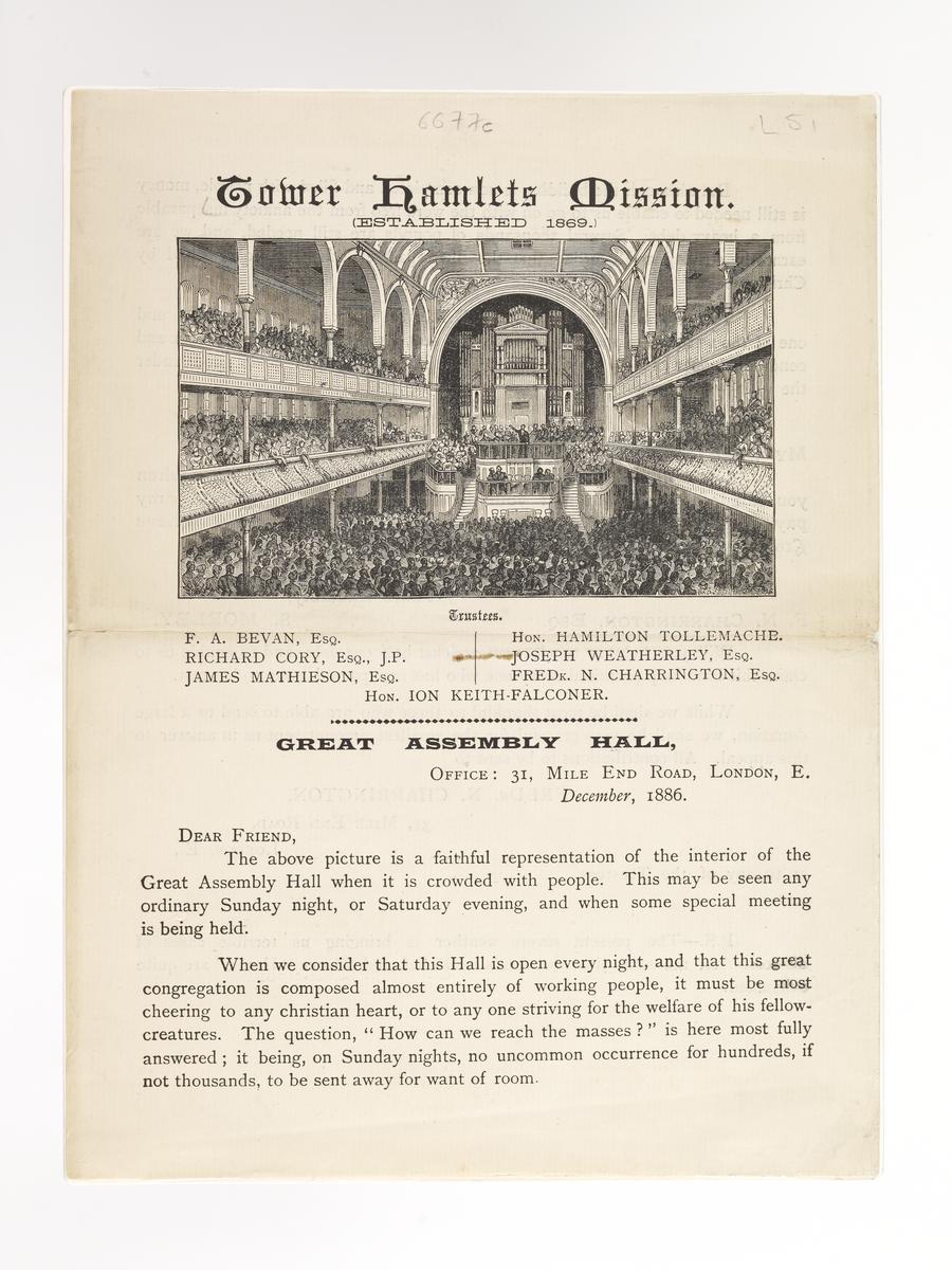 Tower Hamlets Mission | London Museum