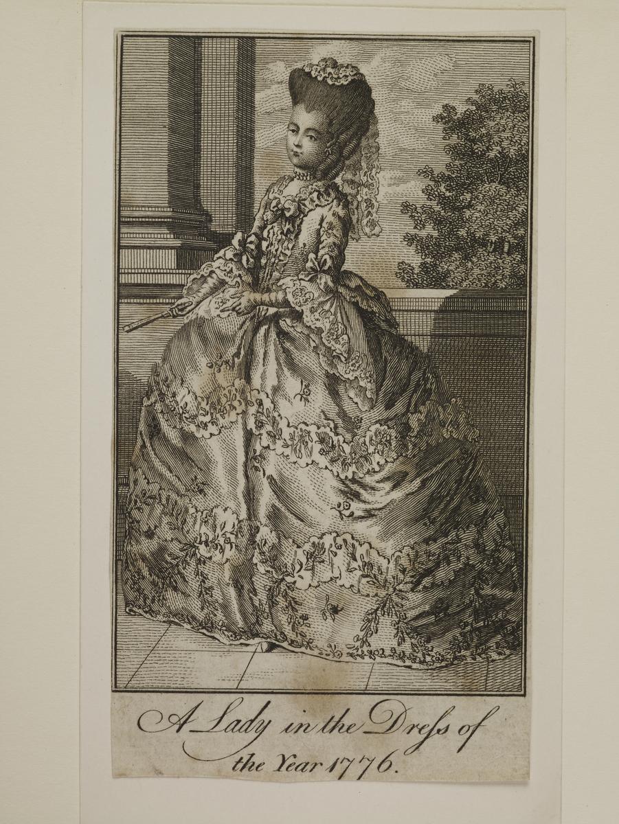 A Lady in the Dress of the Year 1776 | London Museum