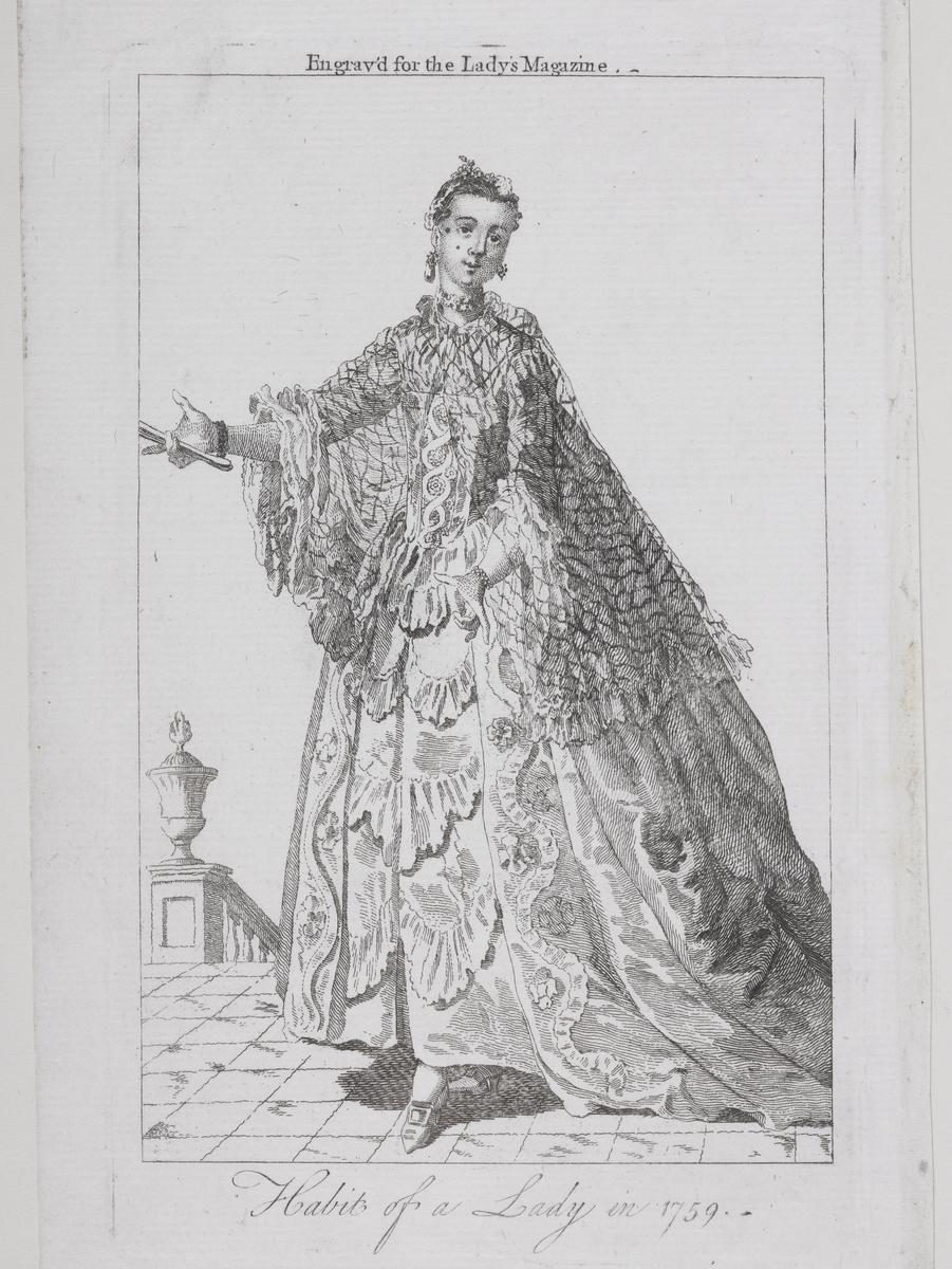 Habit of a lady in 1759 | London Museum