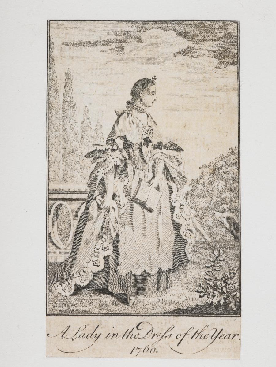 A lady in the Dress of the Year. 1760. | London Museum