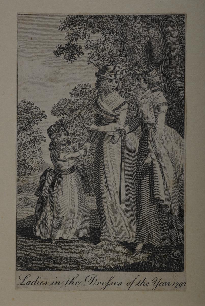Ladies in the Dresses of the Year 1792 | London Museum