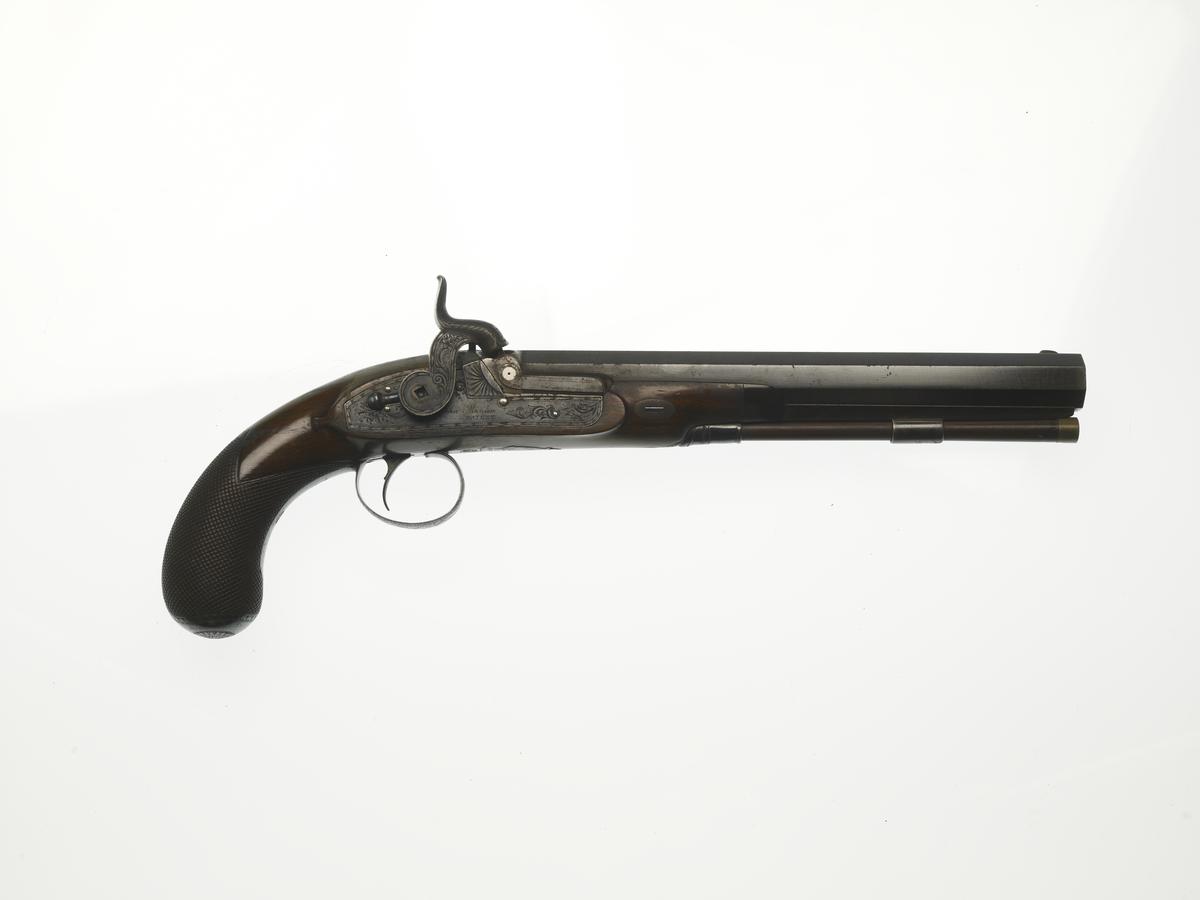 Pistol, percussion duelling pistol | London Museum