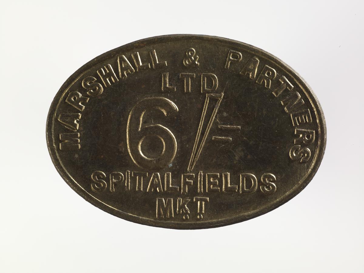 Token, trade token | London Museum