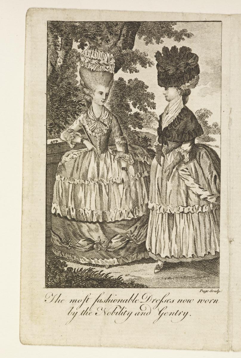 The most fashionable Dresses now worn by the nobility and gentry ...