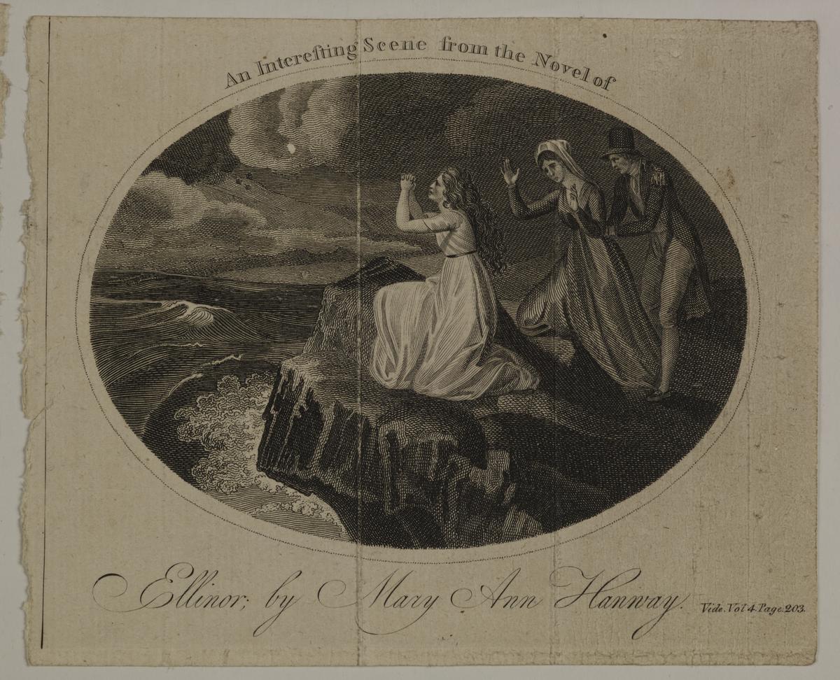 An Interesting Scene from the Novel of Ellinor; by Mary Ann Hanway ...