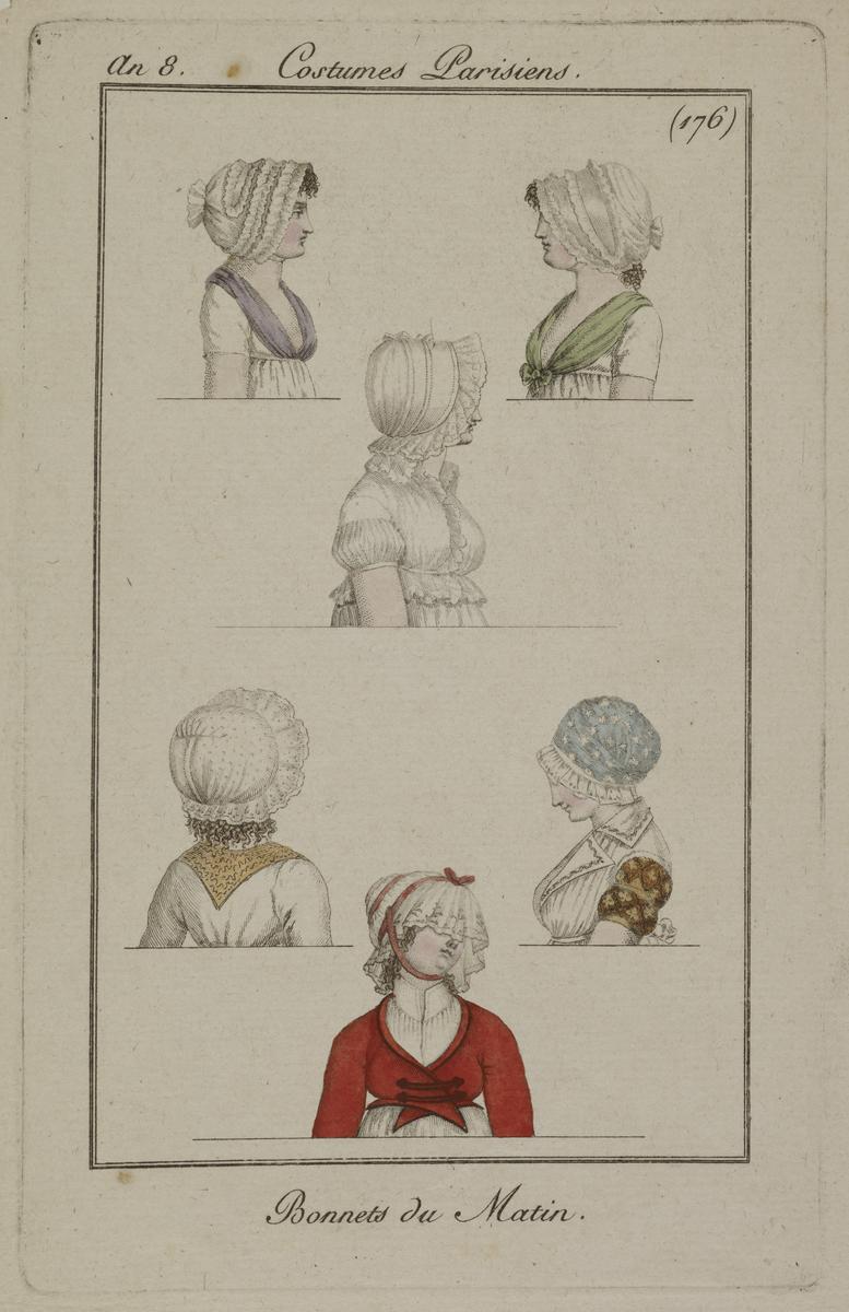 Costume Parisiens. Bonnets du Matin. | London Museum