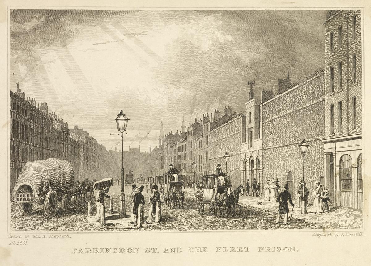 Farringdon St. and the Fleet Prison | London Museum
