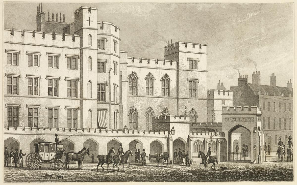 The King's entrance to the House of Lords | London Museum