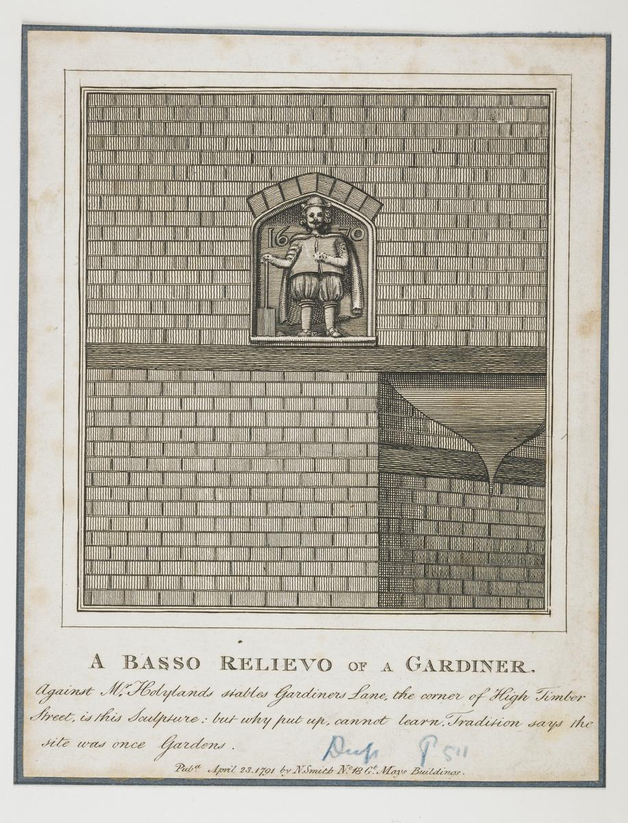 A Basso Relievo of a Gardiner | London Museum