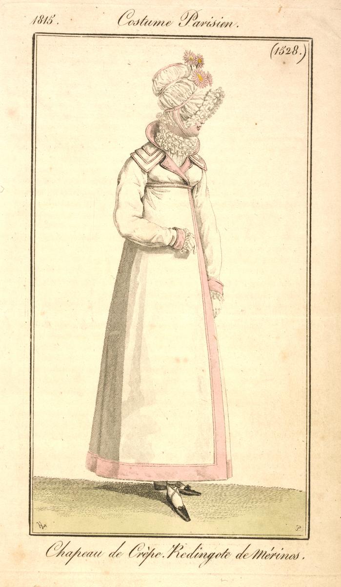 Costume Parisien. Chapeau de Crepe redingote de Merinos | London Museum