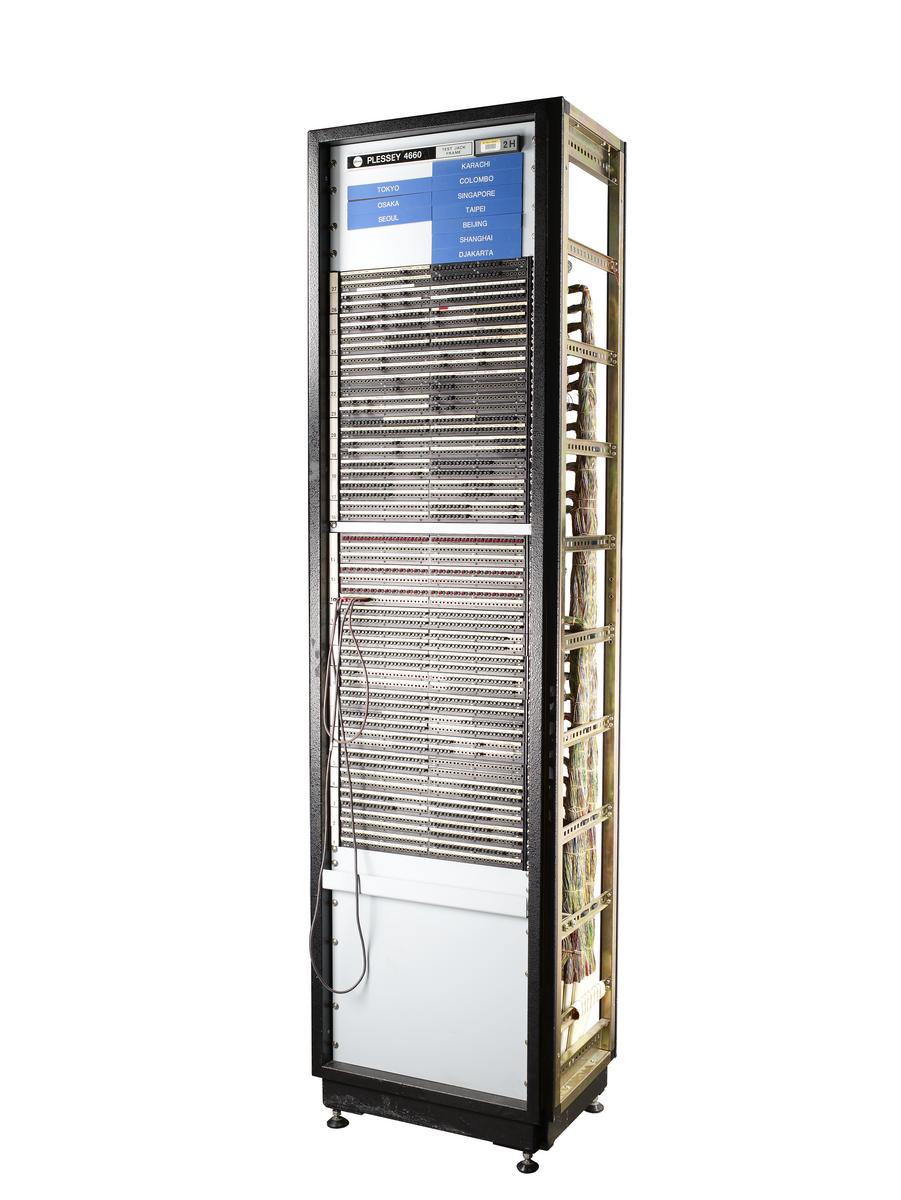 Test jack frame, cabinet | London Museum