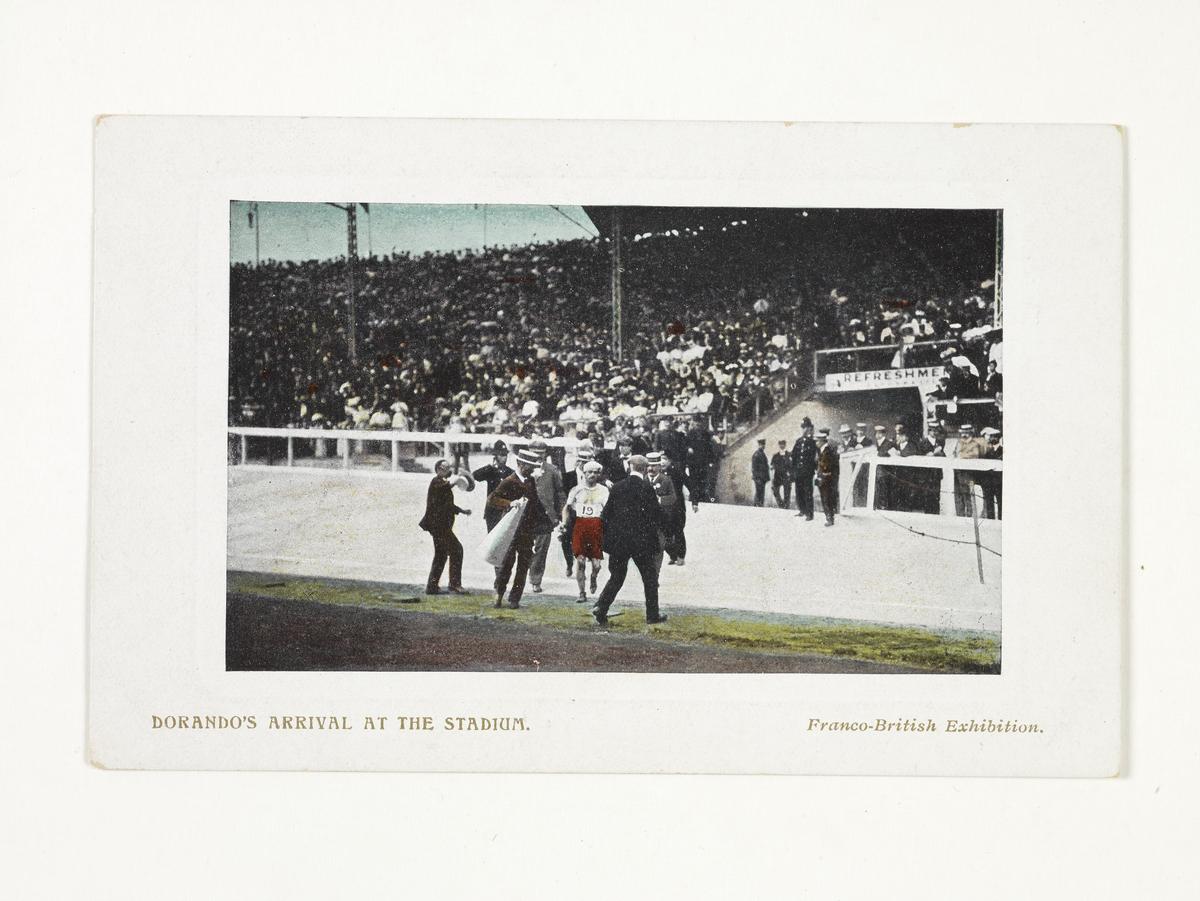 Dorando's Arrival at the Stadium | London Museum