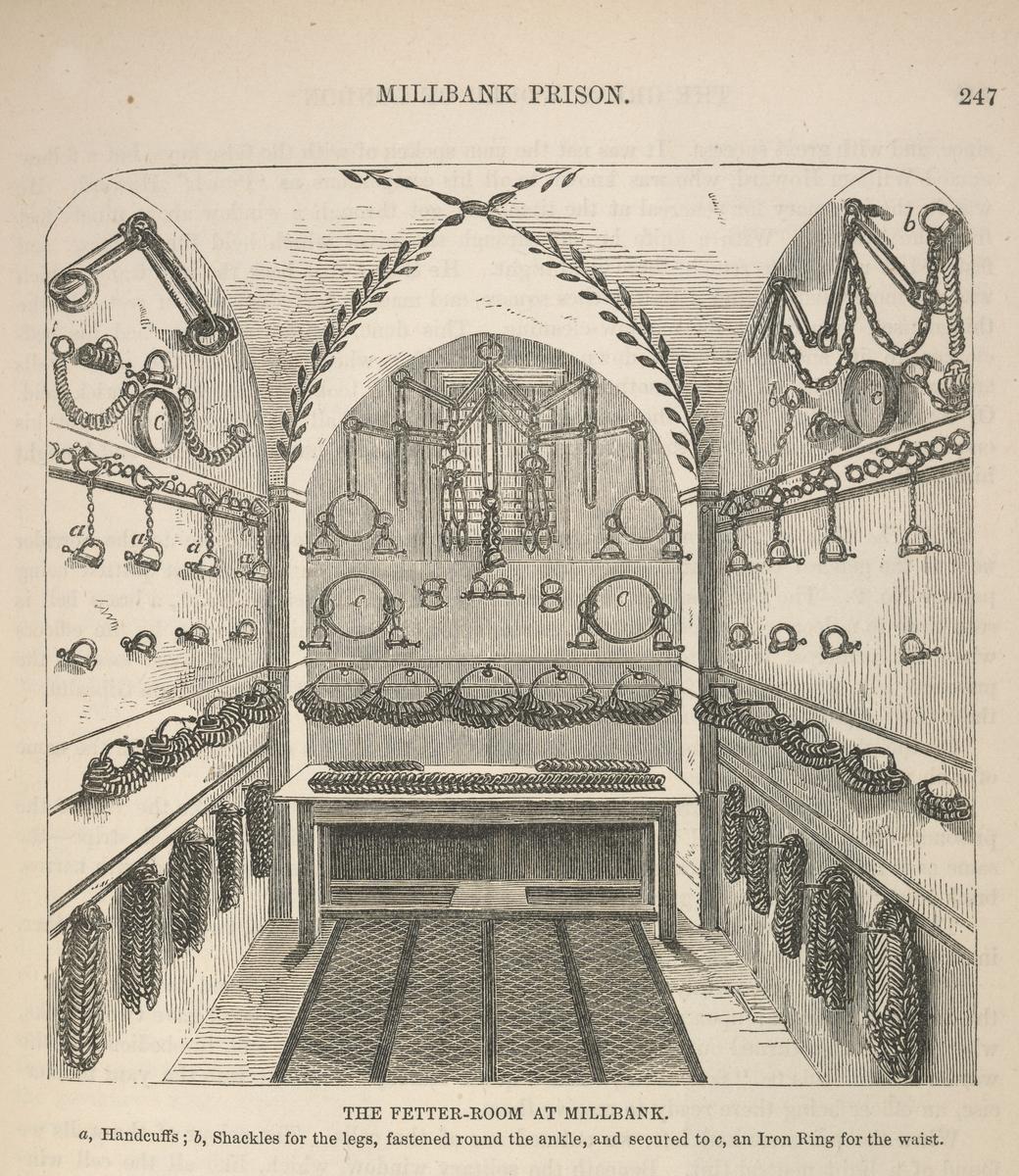 The fetter-room at Millbank | London Museum