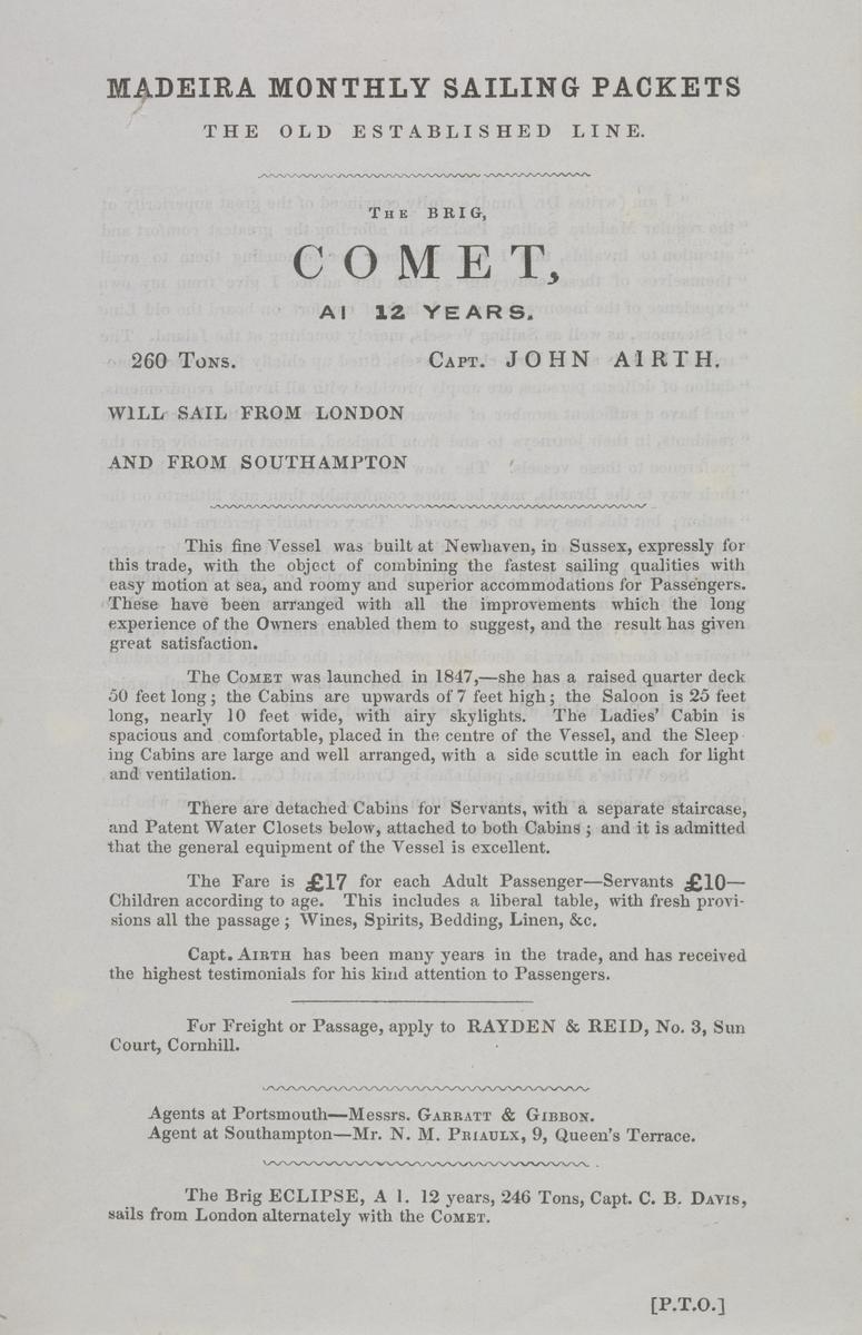 Shipping notice | London Museum