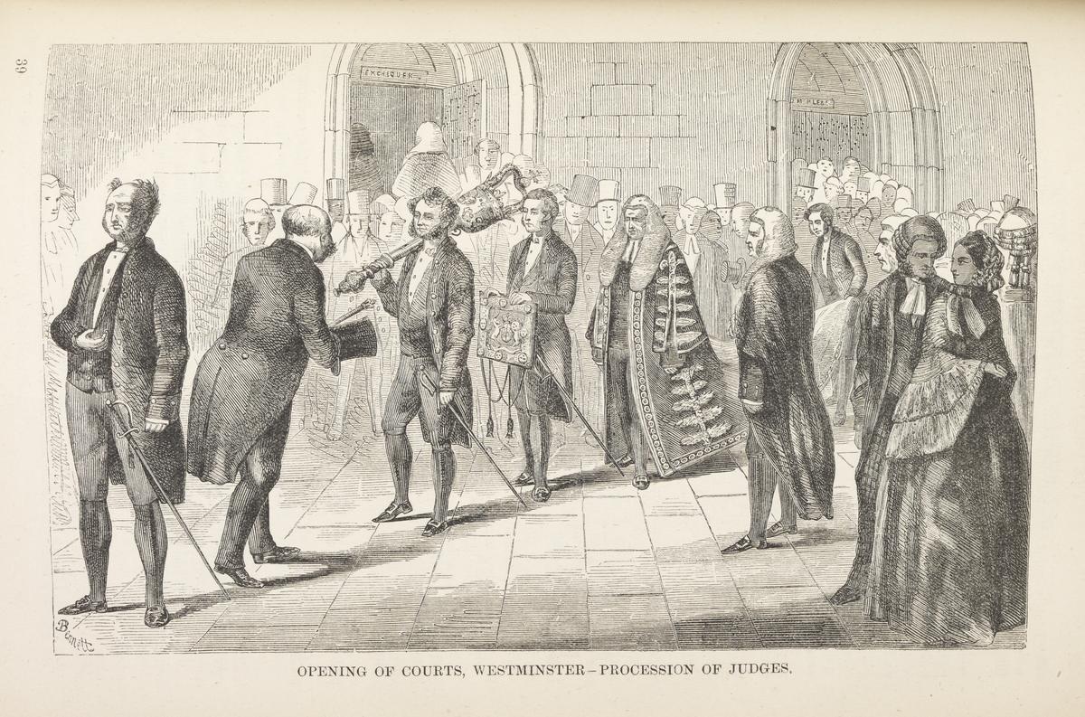 Opening of Courts, Westminster - procession of judges | London Museum