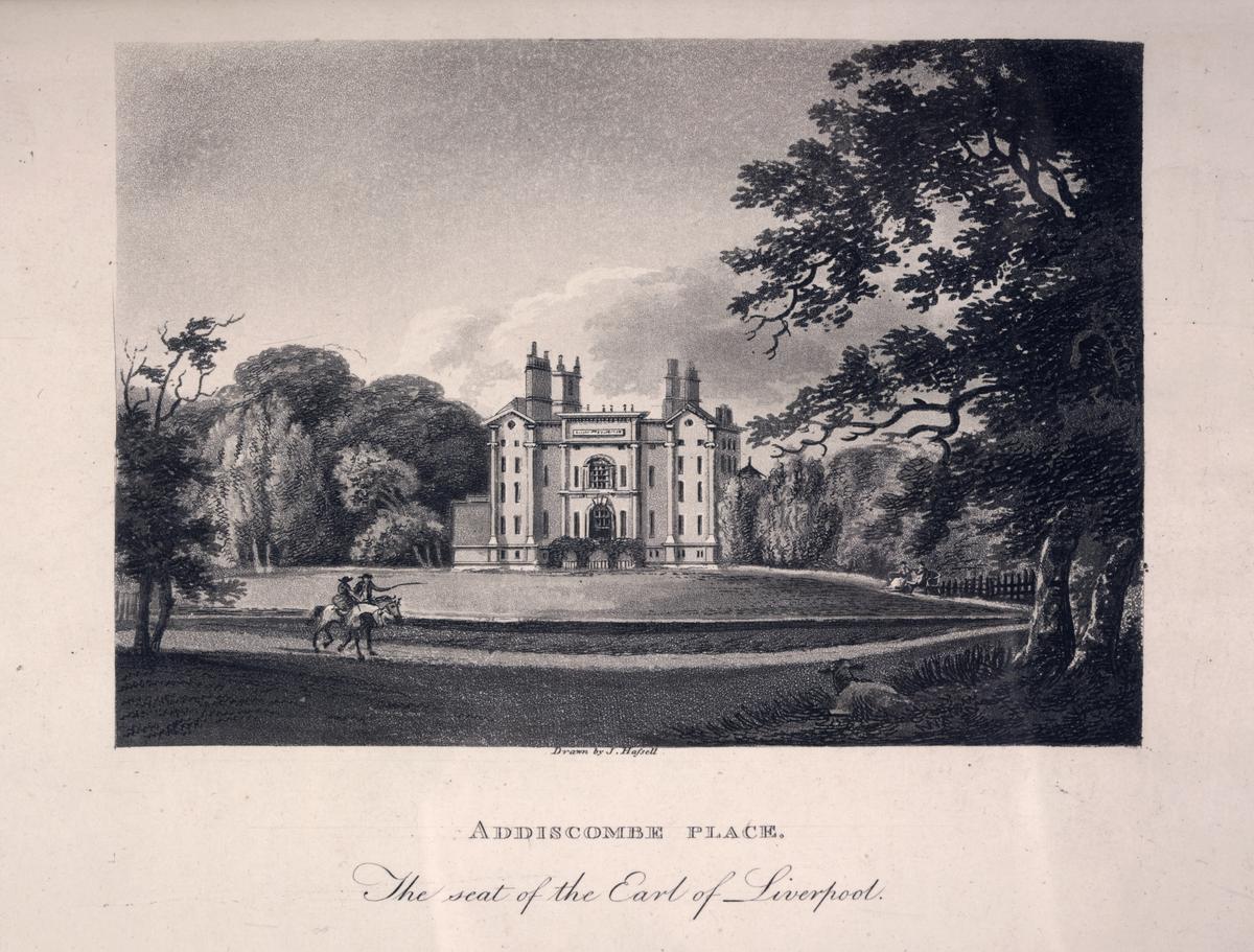 Addiscombe Place. The Seat of the Earl of Liverpool | London Museum