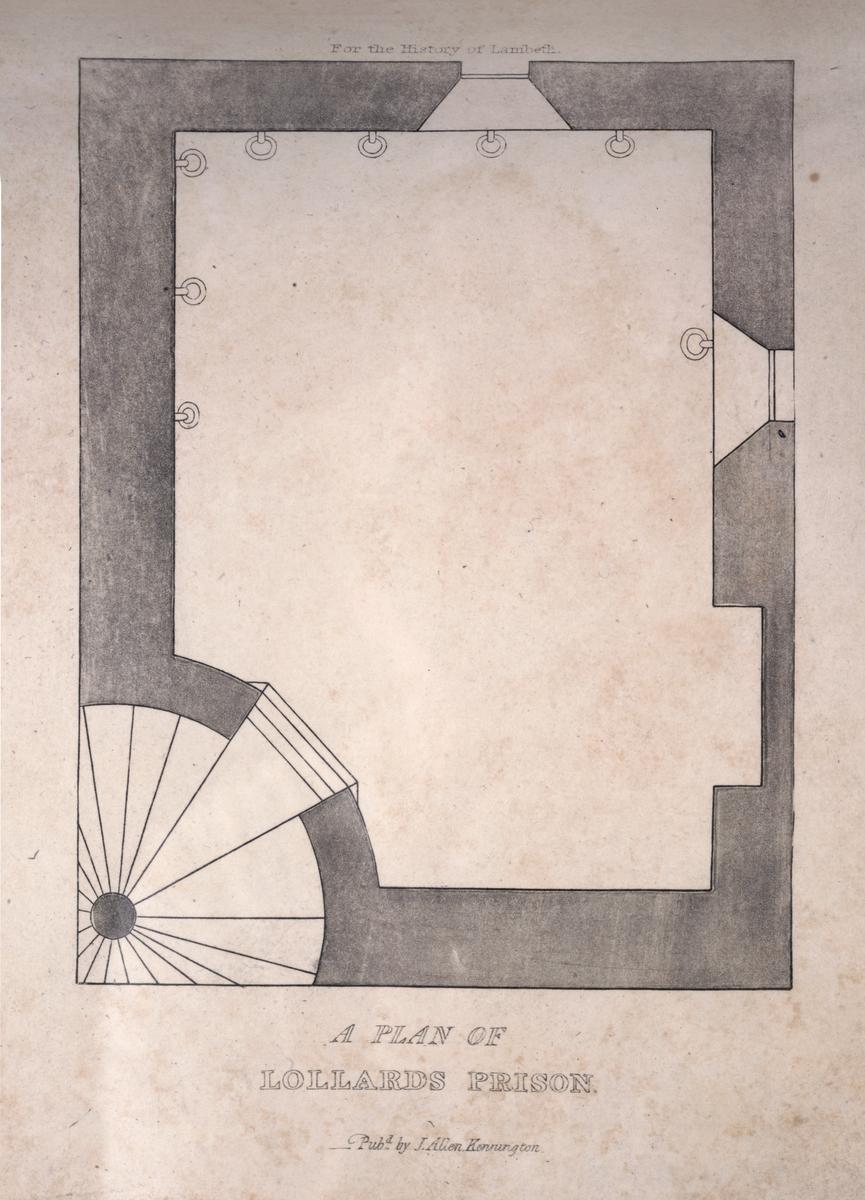 A Plan of Lollards Prison | London Museum