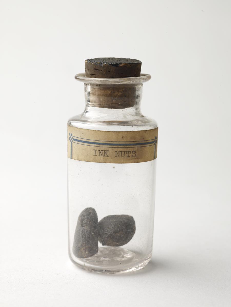 Sample jar, ink nuts sample | London Museum