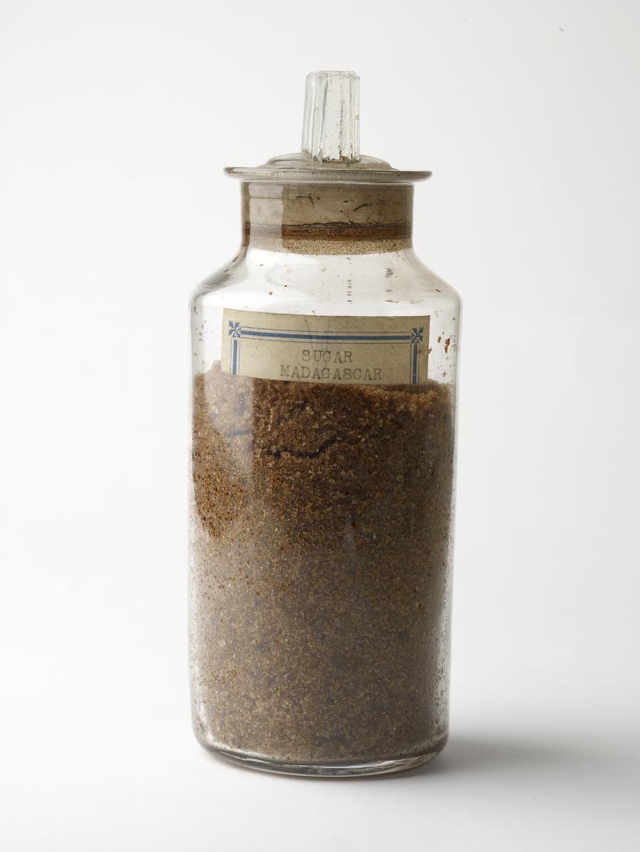 Sample jar, sugar sample | London Museum