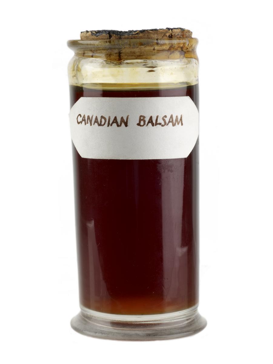 Sample jar, canadian balsam sample | London Museum
