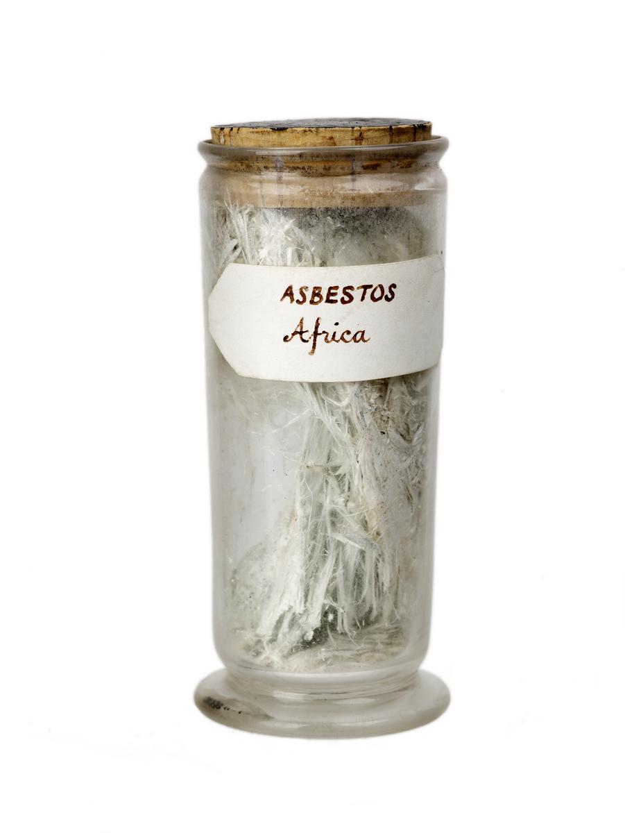 Sample jar, asbestos sample | London Museum