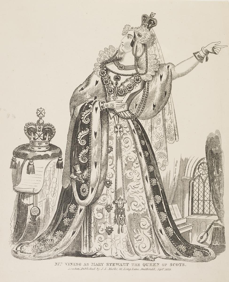 Mrs Vining as Mary Stewart the Queen of Scots | London Museum