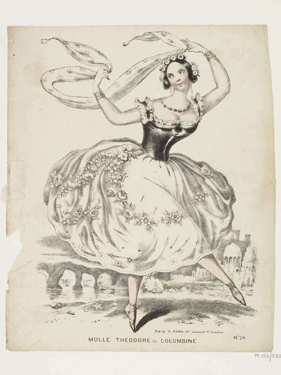 Mdlle Theodore as Columbine | London Museum