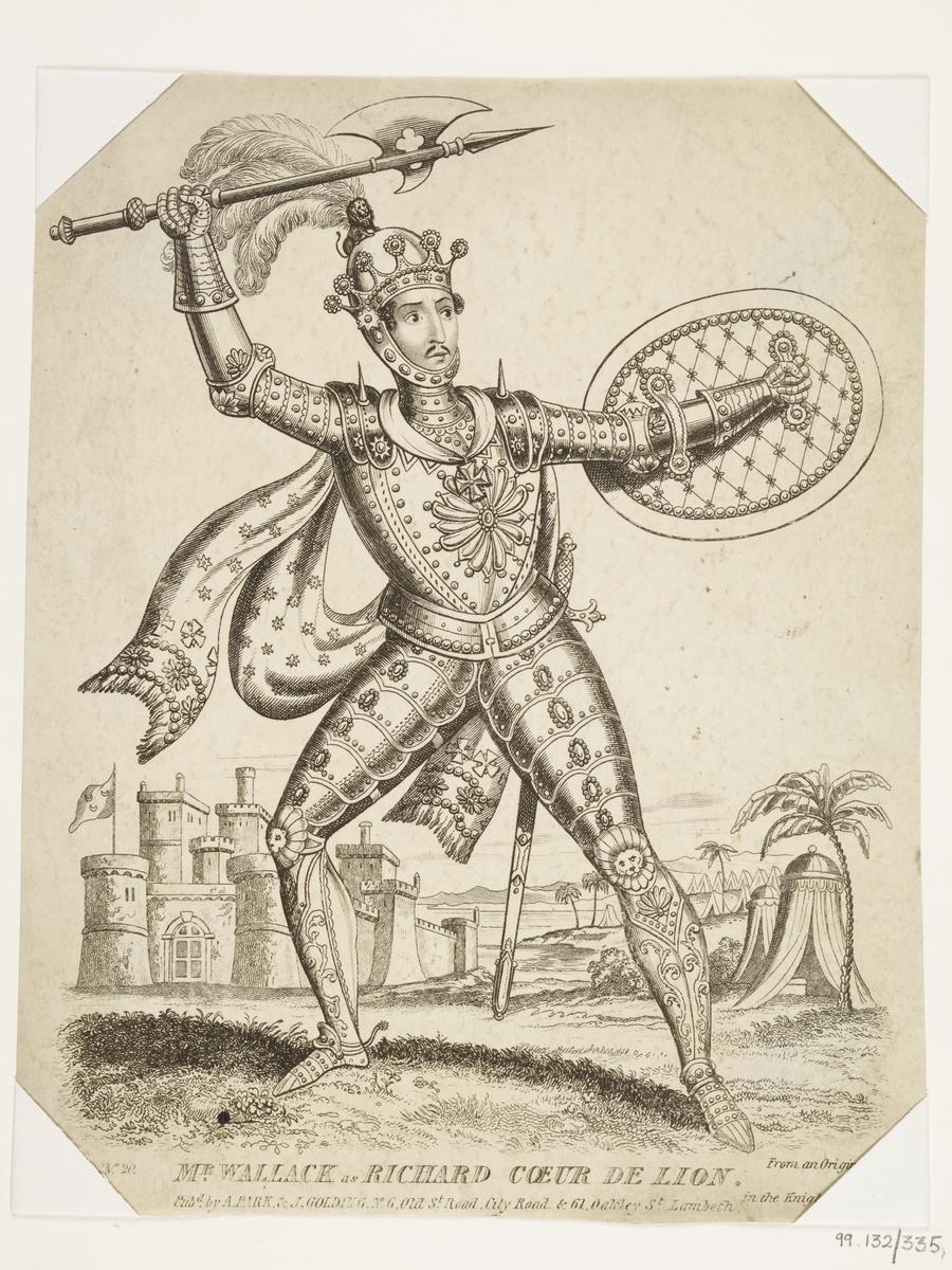 Mr Wallack as Richard Coeur de Lion | London Museum