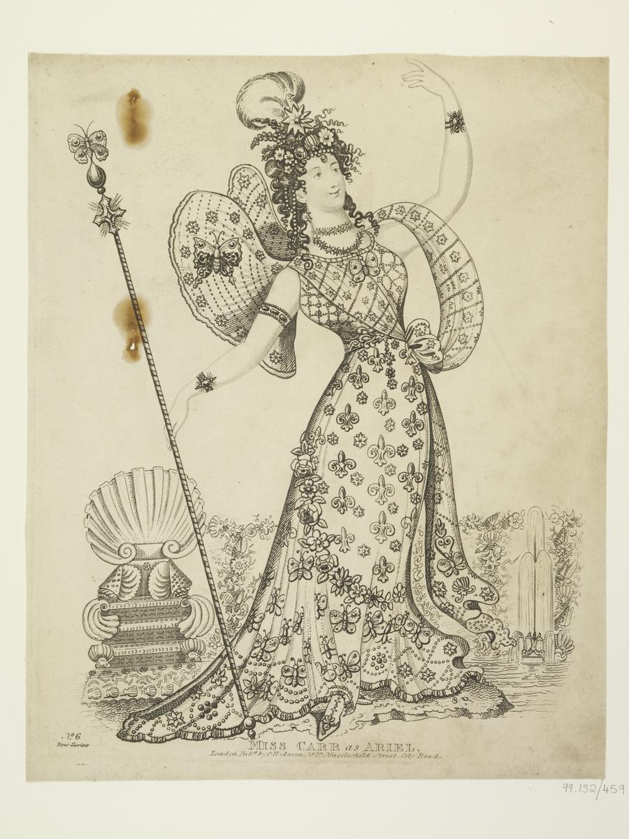 Miss Carr as Ariel | London Museum