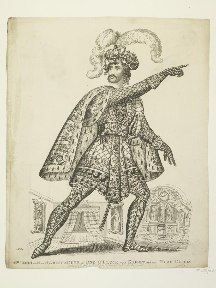 Mr Cobham as Hardicanute in One O'clock or the Knight and the Wood ...