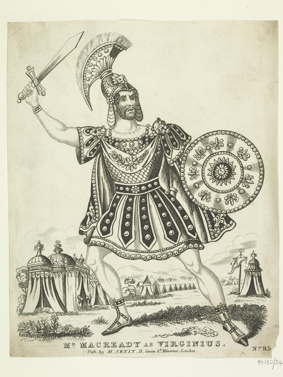 Mr Macready as Virginius | London Museum