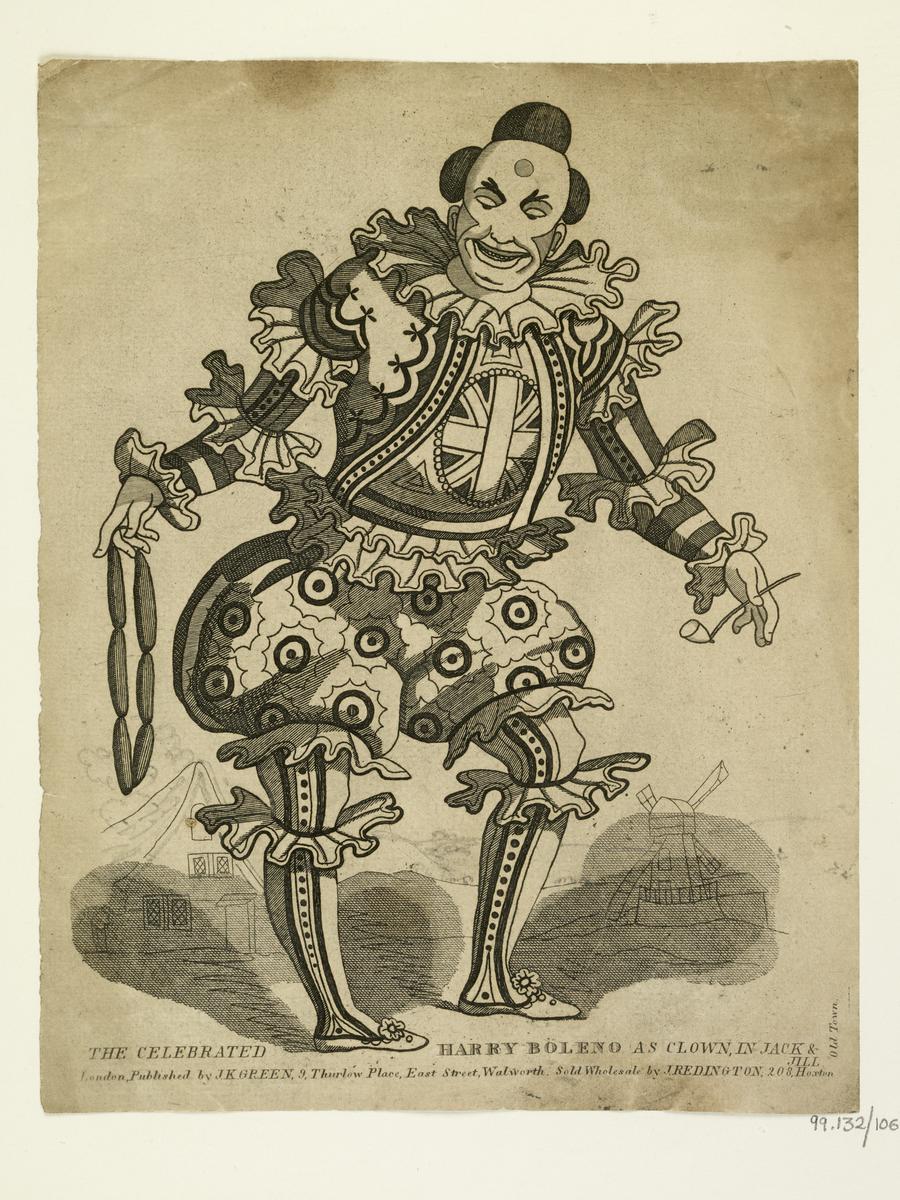 The Celebrated Harry Boleno as Clown in Jack and Jill | London Museum
