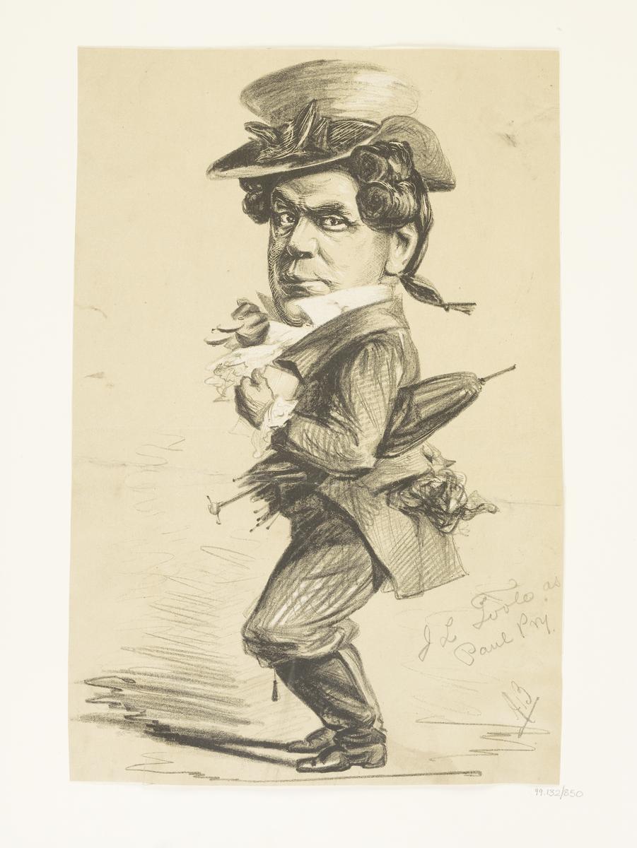 J L Toole as Paul Pry | London Museum