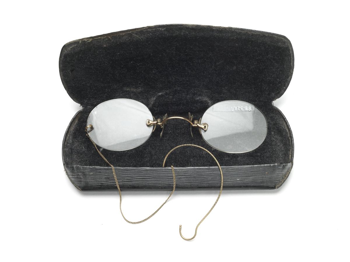 Pince-nez & case | London Museum