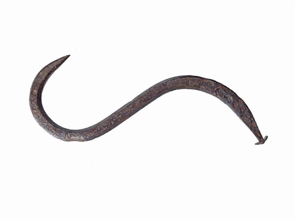 Hook, stevedore's iron crate/"s" hook | London Museum