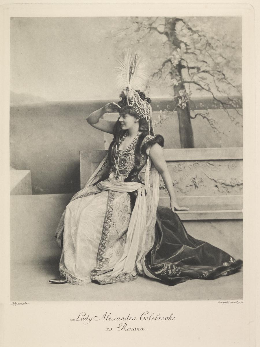 Lady Alexandra Colebrooke as Roxana | London Museum