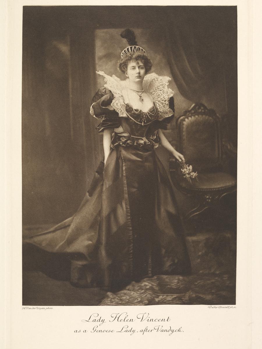 Lady Helen Vincent as a Genoese Lady after Van Dyck | London Museum