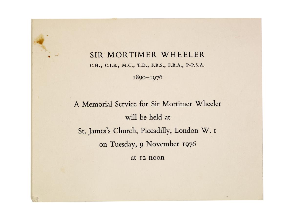 Sir Mortimer Wheeler | London Museum