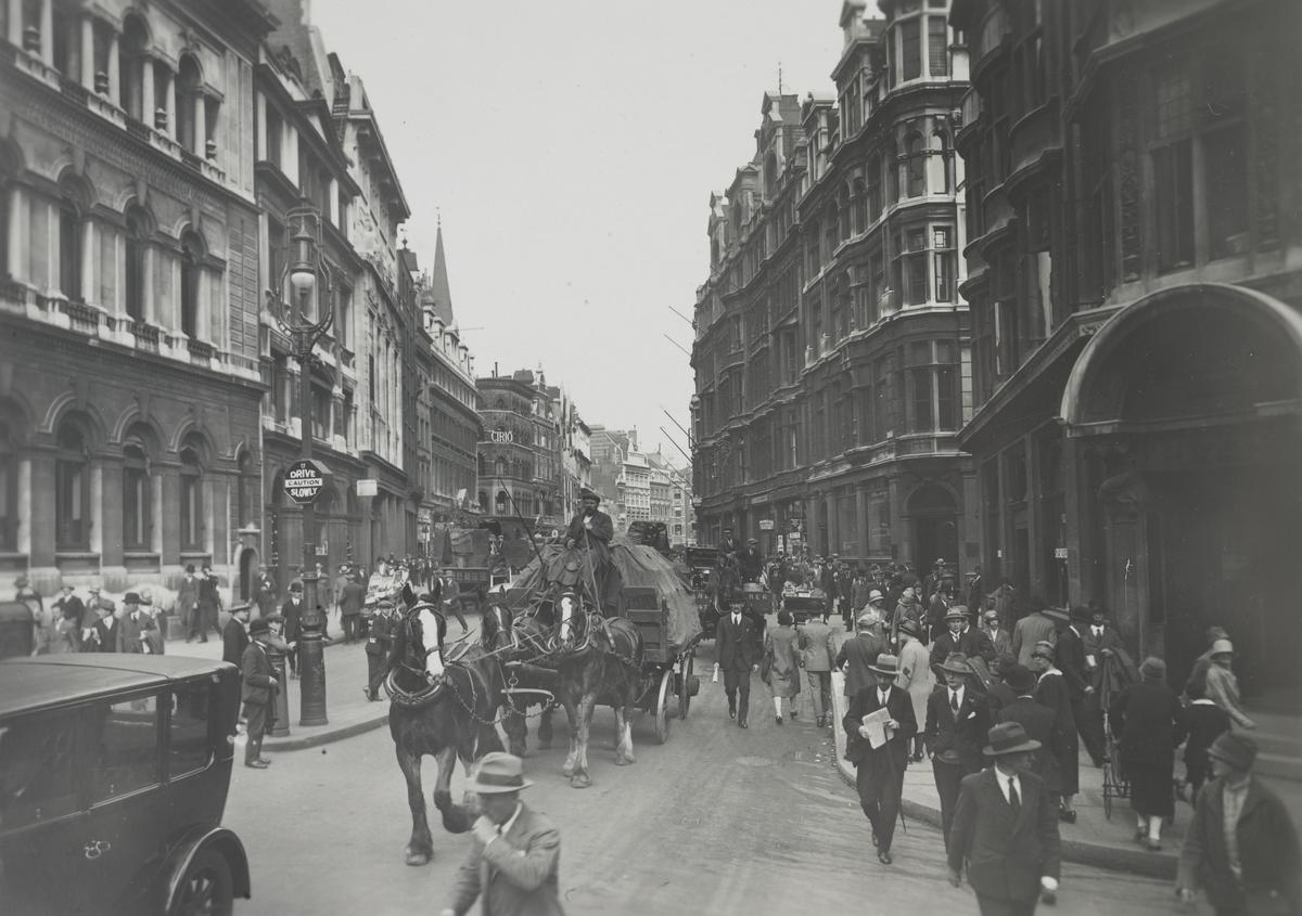 Eastcheap, looking East to Great Tower Street | London Museum