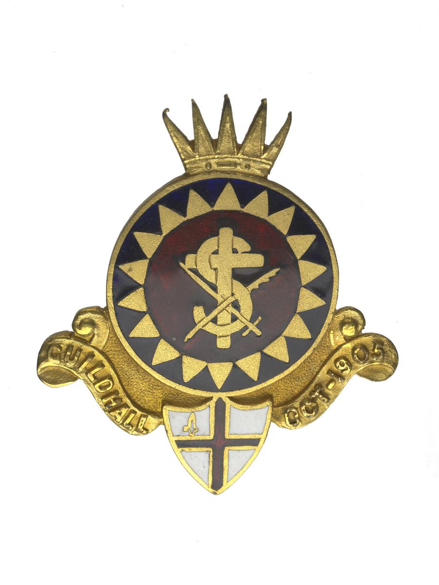 Badge, Freedom ceremony badge | London Museum
